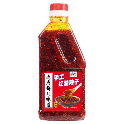 四川红油辣椒油500ml凉拌菜调料