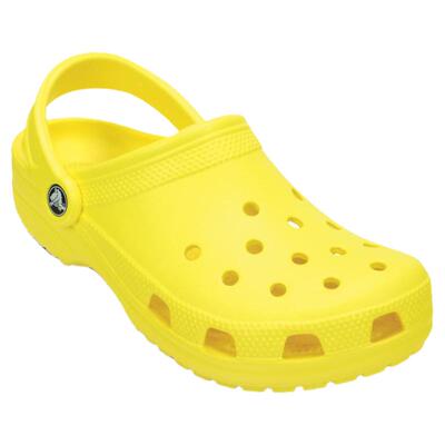 crocs卡洛驰经典黄色正品洞洞鞋
