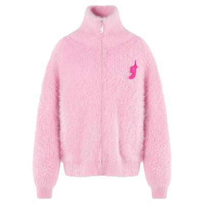 FTT Flythetruth少女软糖 环保水貂绒毛衣女韩系冬季慵懒针织外套