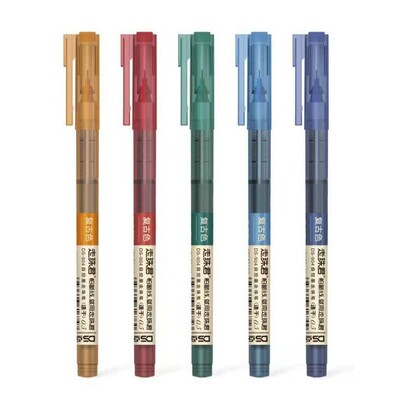 点石复古直液式速干中性笔