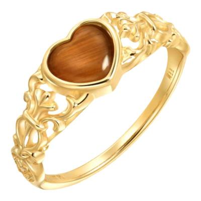 周生生18K黄色黄金戒指