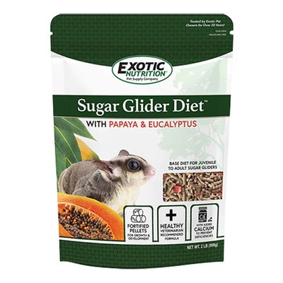 exotic蜜袋鼯颗粒粮桉树木瓜配方