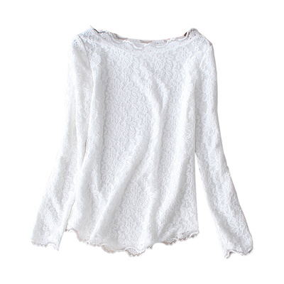 蕾丝修身显瘦百搭蕾丝衫