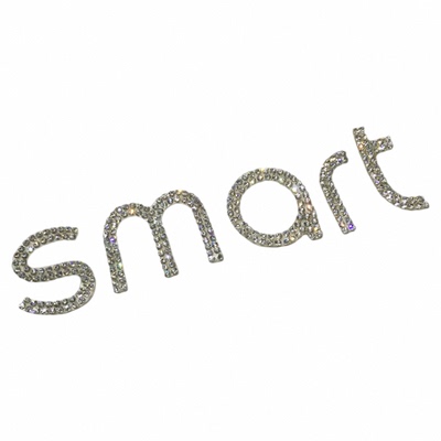 09-19smart汽车带钻尾标字母车贴