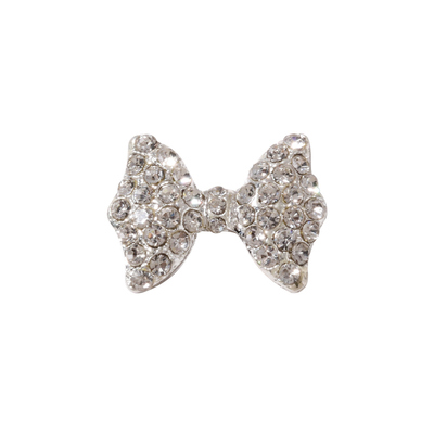 美甲蝴蝶结钻石饰品超闪