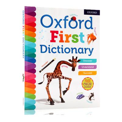 进口英文原版正版 Oxford First Dictionary 牛津儿童字典词典新版 儿童英语学习工具书 小学生读物 英英字典 2018版