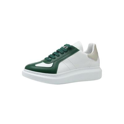 【自营】ALEXANDER MCQUEEN麦昆新款牛皮革拼接款男士板鞋休闲鞋