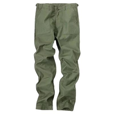 海觉军绿色休闲工装裤OG107复古