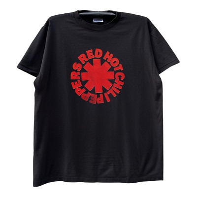 Red Hot Chili Peppers红辣椒乐队美式vintage古着重磅棉短袖T恤