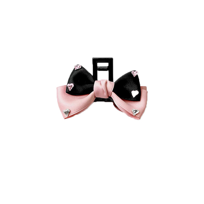 鲨鱼夹BlackPink女团粉钻蝴蝶结