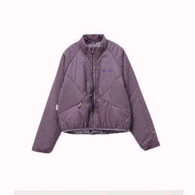 MetroTrail户外短款棉服女秋冬保暖轻量化运动登山徒步加棉外套