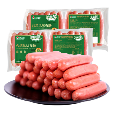 金锣肉粒多台湾风味香肠260g