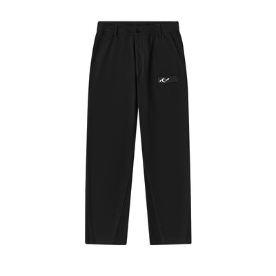 简约廓形解构面料拼接休闲长裤