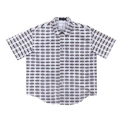 ProjectGR条形码满印廓形衬衫