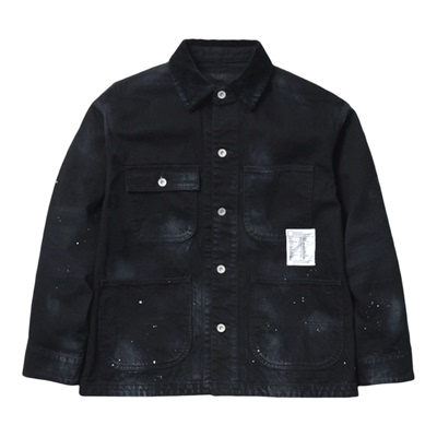 NEIGHBORHOOD BW . WASHED COVERALL JACKET 做旧夹克外套 25AW