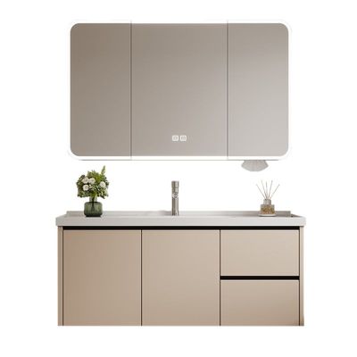 【包安装】奶油风浴室柜洗手盆柜