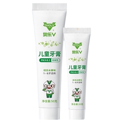 奥乐V1-6岁儿童护牙剂去牙黄黑