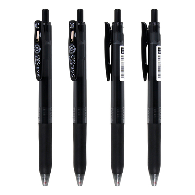 斑马中性笔JJ15迷雾黑色黑武士