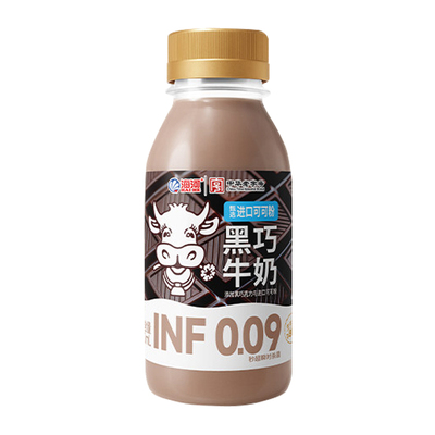 顺丰包邮海河黑巧牛奶进口可可粉210ml低温INF0.09秒杀菌调制乳