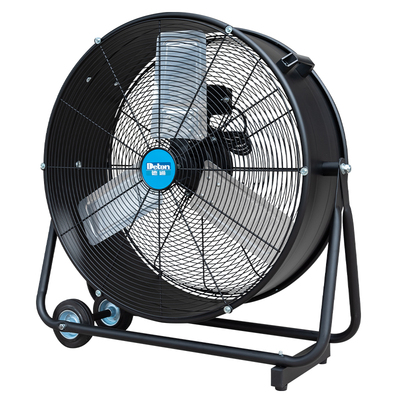 德通风机工业圆筒岗位风扇大功率仓库车间移动式电风扇HVF-60LA