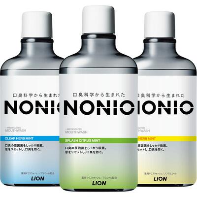 狮王NONIO天然薄荷清新漱口水3瓶
