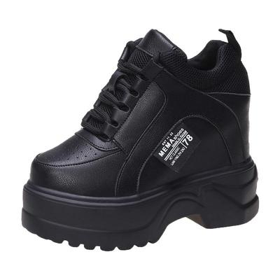 春季10cm厚底高跟松糕运动休闲鞋