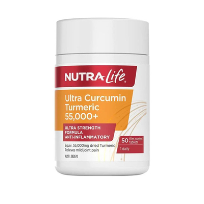 澳洲直邮Nutra Life纽乐超强生物活性姜黄素痛缓释胶囊55000+50粒