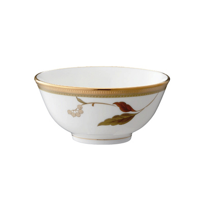 日本浮雕描金调羹水果碗