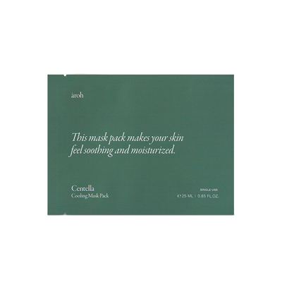 【自营】韩国aroh艾洛积雪草面膜10片装补水保湿晒后修护【临期】
