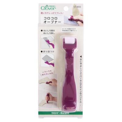 日本进口可乐工具 CLOVER 57-655 拼布压印缝份记号 滚轮式骨笔