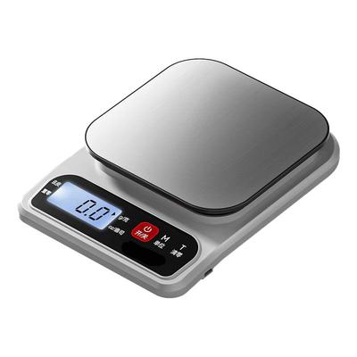 不锈钢充电厨房秤3kg|千人加购