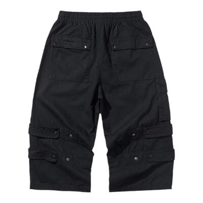 李宁新款BADFIVE篮球系列七分休闲裤男士夏季运动裤AKQQ019