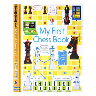 Usborne 我的第yi本国际象棋书 英文原版 My First Chess Book 尤斯伯恩 下棋指南 精装 Katie Daynes 全彩插图