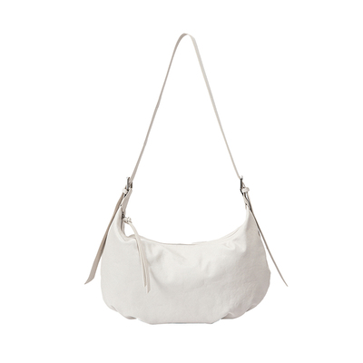 植鞣真皮HOBO包头层牛皮手提斜挎