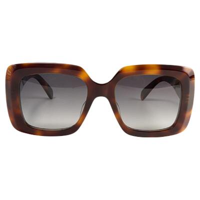 赛琳24新款方形渐变色太阳眼镜