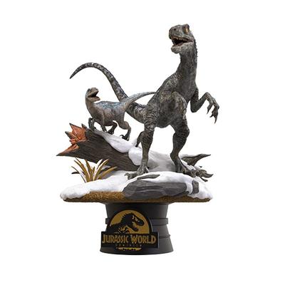 【自营】野兽王国侏罗纪世界迅猛龙小蓝Beta暴龙恐龙桌面摆件手办