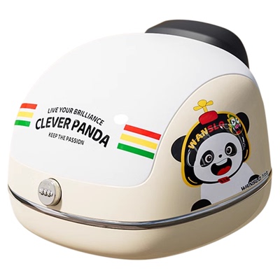 踏板摩托车尾箱，有货架就能装