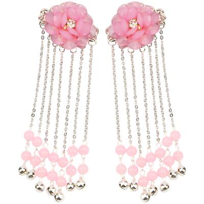 逸彩唐流苏串珠铃铛古代步摇发饰