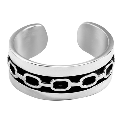 原创小众戒指个性开口情侣