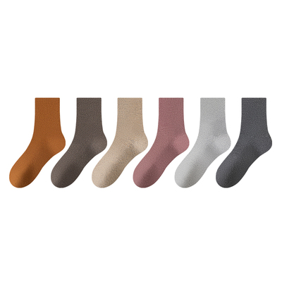 绵羊毛袜子加厚保暖透气加长女袜