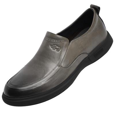 软皮一脚蹬复古手工软底皮鞋