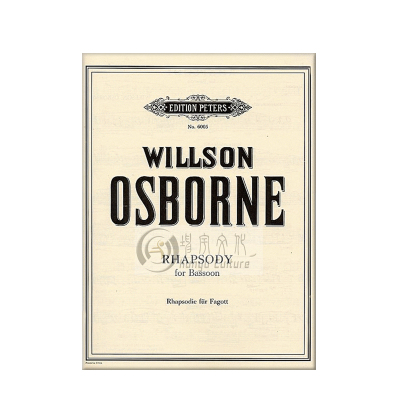 威尔森奥斯本狂想曲巴松管独奏