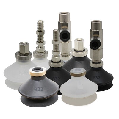 气动机械手扁平硅胶真空吸盘