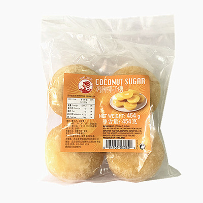 泰国进口棕榈树椰糖鸡牌454G*5包