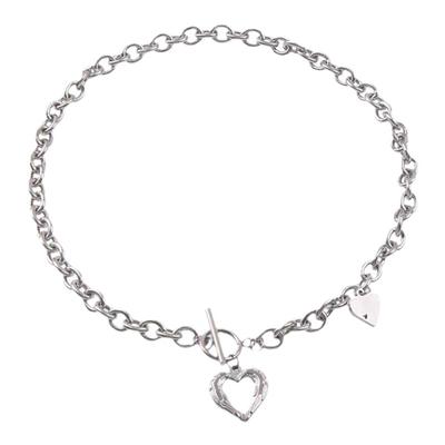 熔岩爱心项链女ins嘻哈