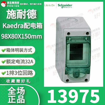 议价13975施耐德Kaedra新能源汽车充电高档防水防尘配电箱1排3位3