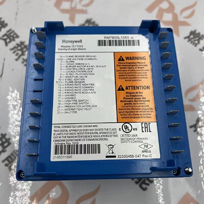 议价美国霍尼韦尔Honeywell代理控制器RM7800L1053现货RM7800M101