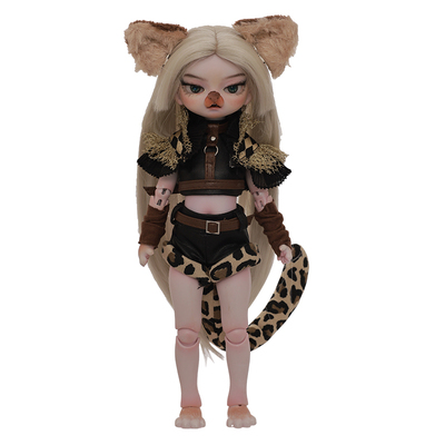 兽鼻兽坎肩进口树脂bjd6分娃娃