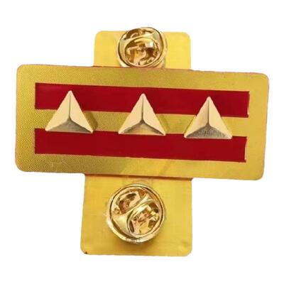 国民军官服装金属领章美式军官领章军统领章国军金属领章