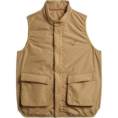 Adidas/阿迪达斯官方正品三叶草菲董男士充气立领运动马甲GM4184